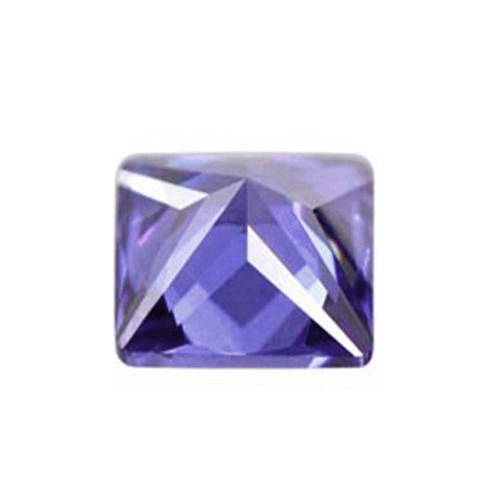 (Pack of 5) Princess Simulated Lavender CZ – Blue Apple Imports